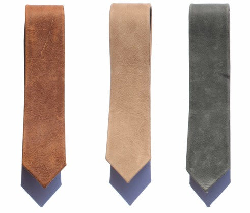Major John Leather Tie - The Gentry